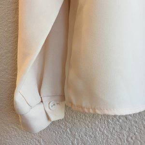 Vintage | Tops | Vintage Cream Lace Romantic Rose Blouse | Poshmark